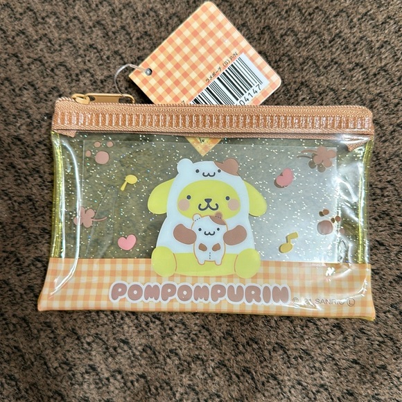 Sanrio | Office | Pompompurin Mini Clear Zip Pouch | Poshmark